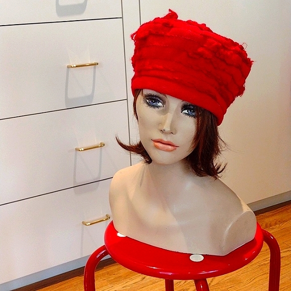 betmar | Accessories | Betmar New York Classic Red Beret Cozy Chic ...